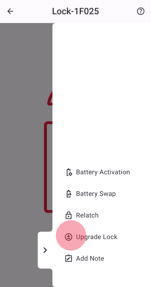 How to Upgrade the Lock Firmware - Android
