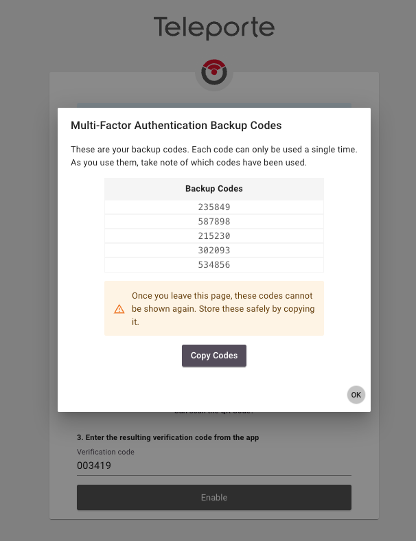 Multi-Factor Authentication (MFA) for Your Teleporte Account